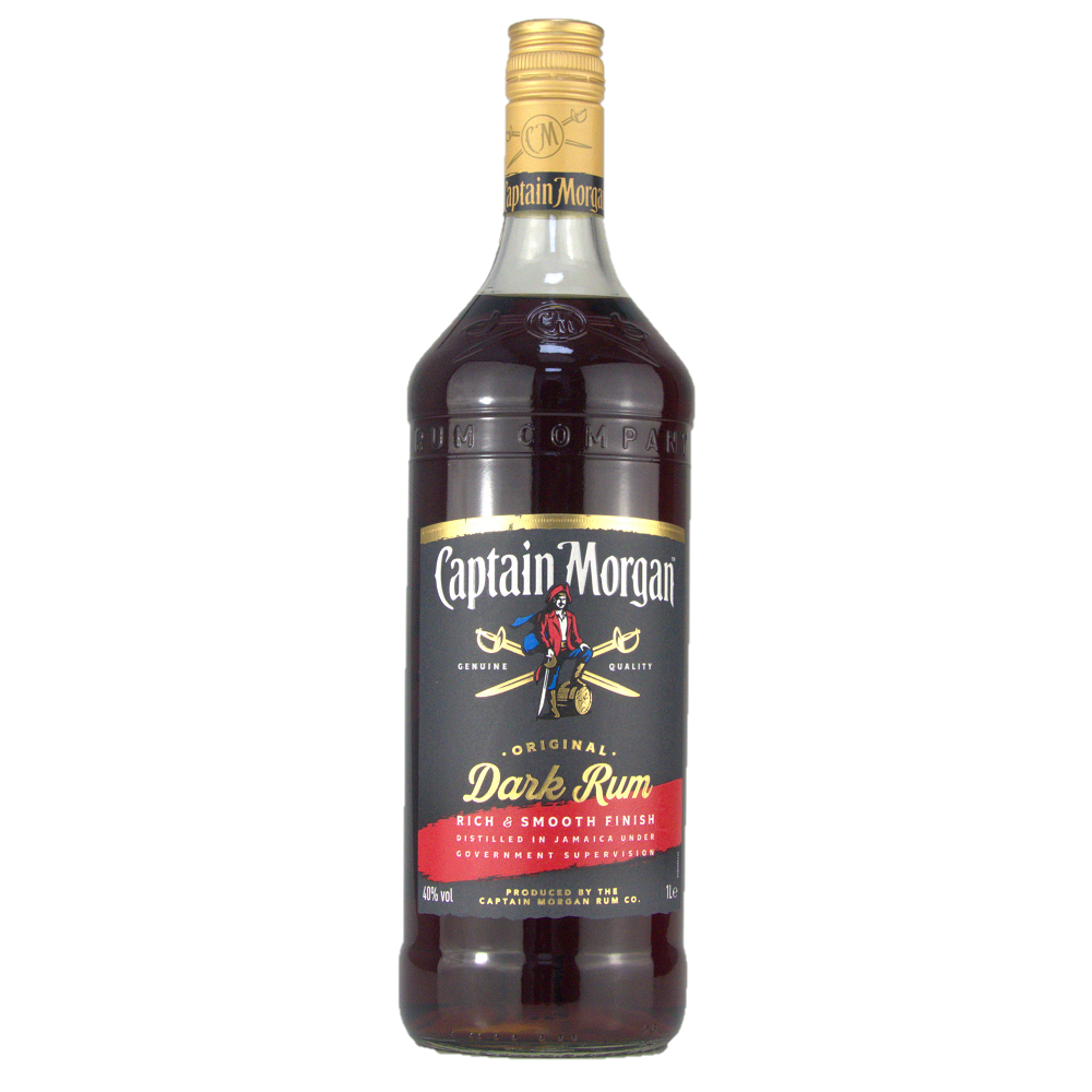 Captain Morgan Dark (Black Label) 1 Liter 40%vol.